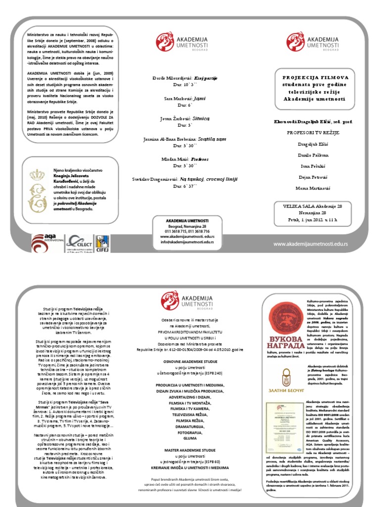 TV Rezija 2012 I | PDF