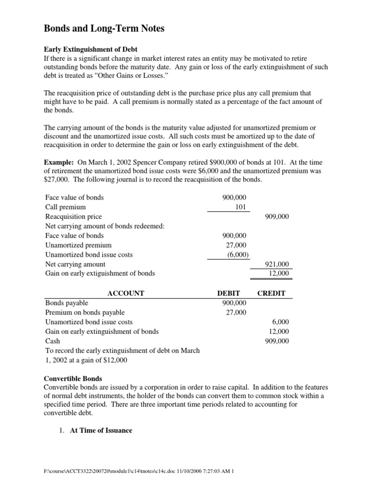 C14C Long Term Notes | PDF | Warrant (Finance) | Bonds (Finance)