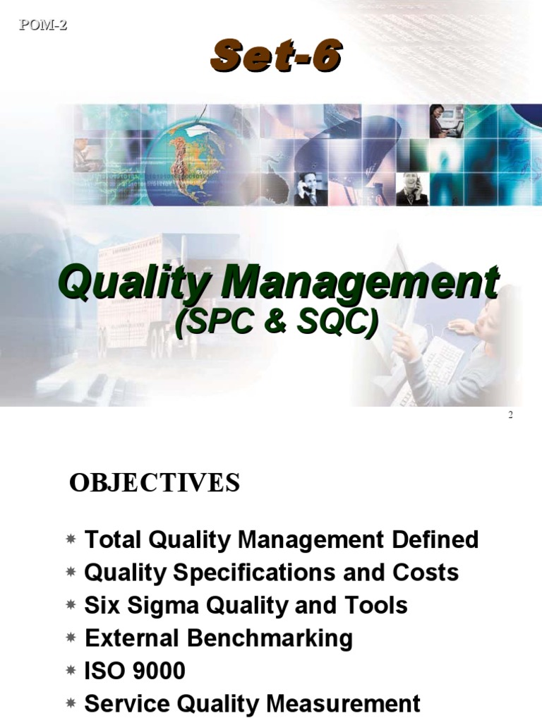 SET 6 Quality Management SPC SQC | PDF | Six Sigma | Quality