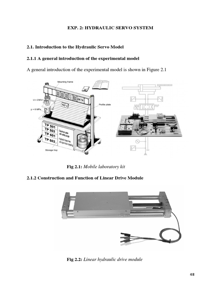 Hydraulic Servo System | PDF | Control Theory | Electric Motor