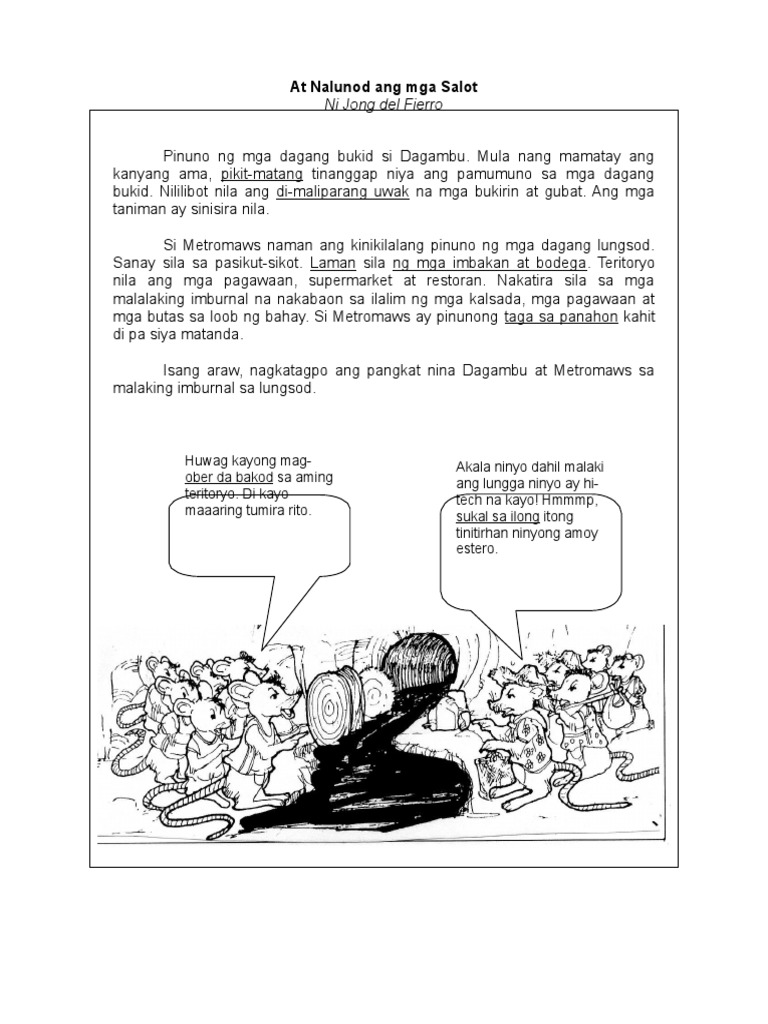 At Nalunod Ang Mga Salot | PDF