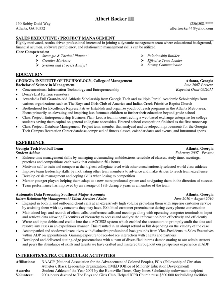Albert Rocker III Resume | PDF | Entrepreneurship | Sales