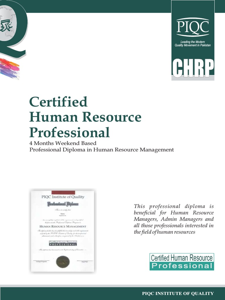 CHRP | Professional Certification | Human Resource Management