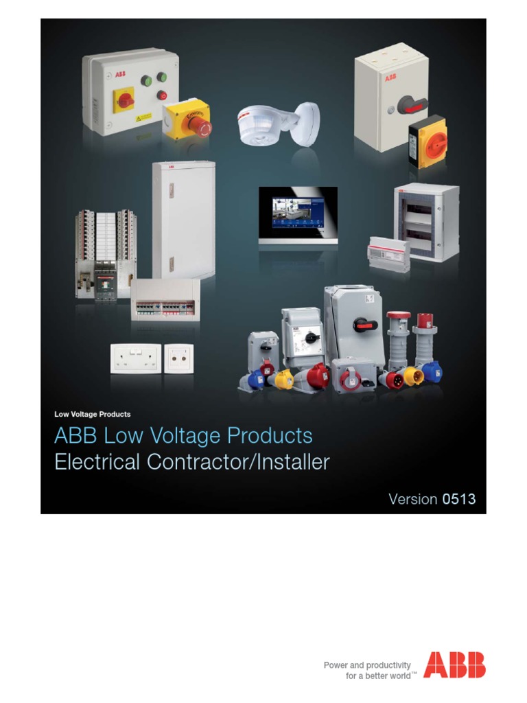 ABB Contractor Catalogue May 2013 | PDF | Fuse (Electrical ...
