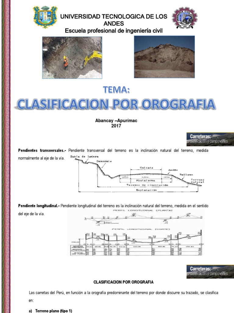 Clasificacion Por Orografia