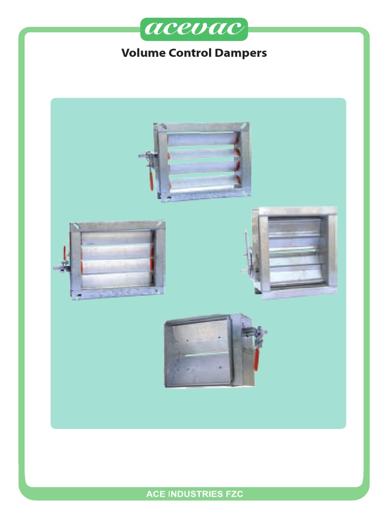 Acevac Catalogue VCD - R1 | PDF | Duct (Flow) | Sheet Metal