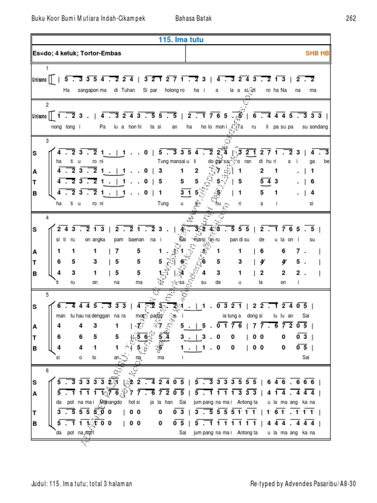 Koor Ima Tutu PDF | PDF