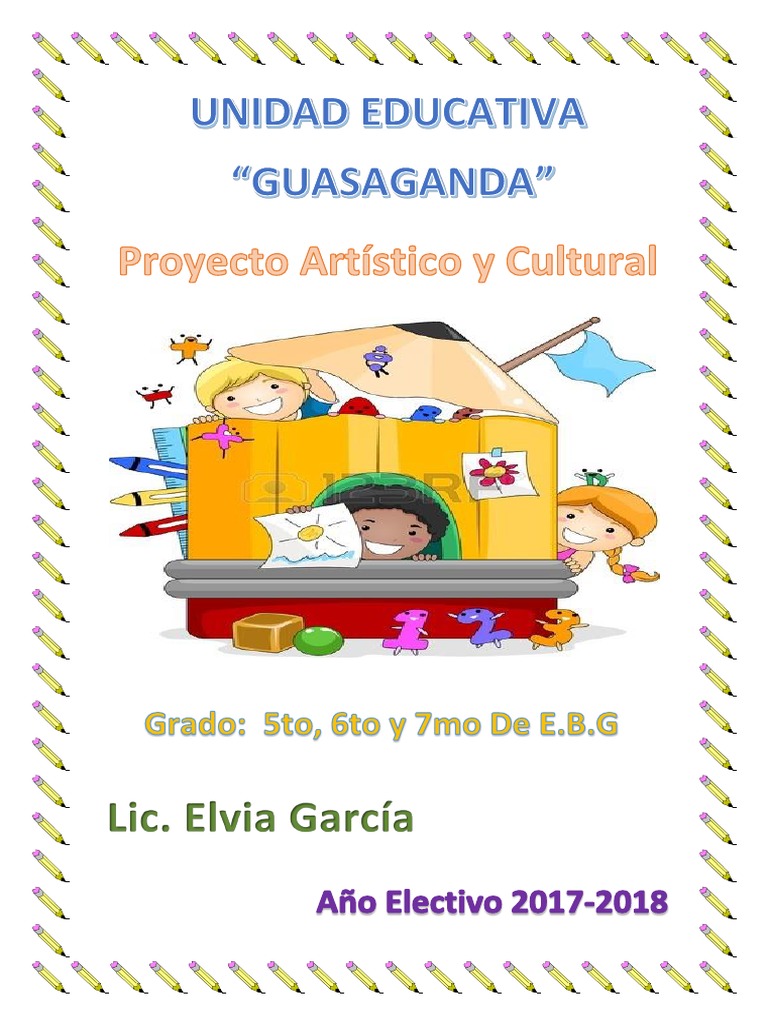 Proyecto Artístico y Cultural Escolar | PDF | Reciclaje | Aprendizaje