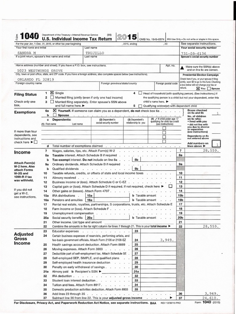 Imigracion 2 | PDF | Irs Tax Forms | Tax Deduction