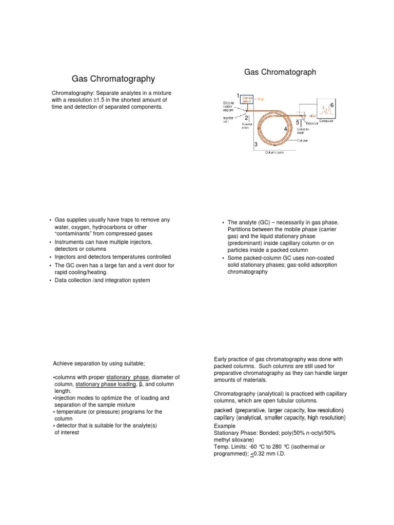 Gas Chromatography Essentials | PDF | Gas Chromatography | Chromatography