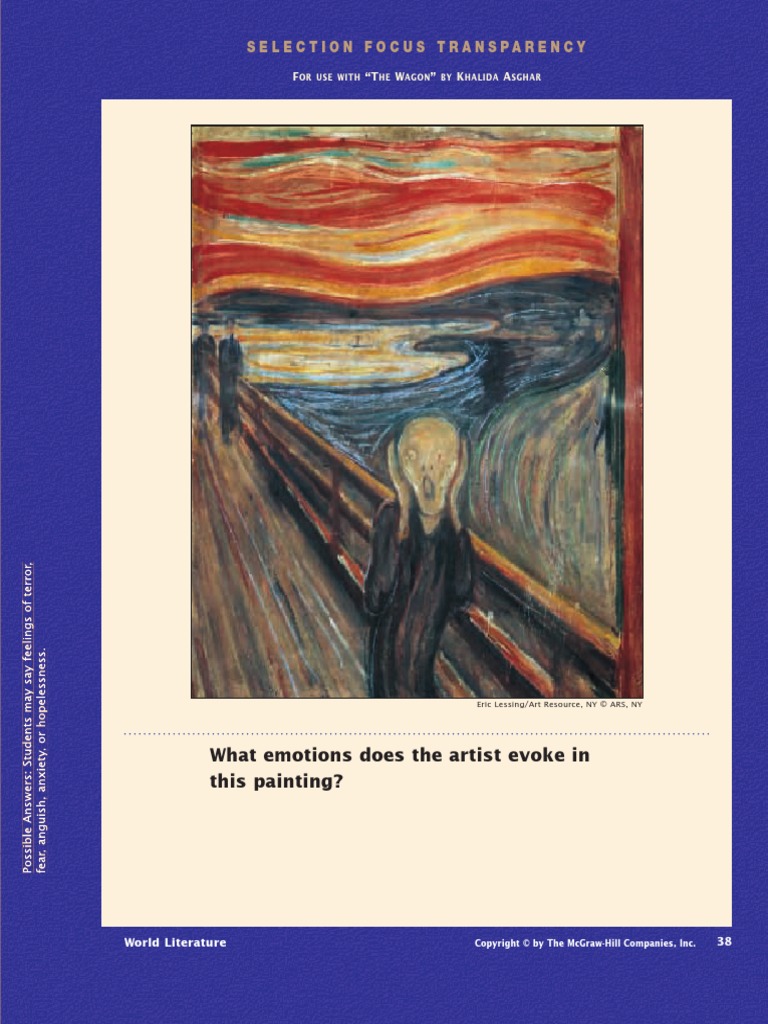 Selection Focus Transparency: What Emotions Does The Artist Evoke in ...