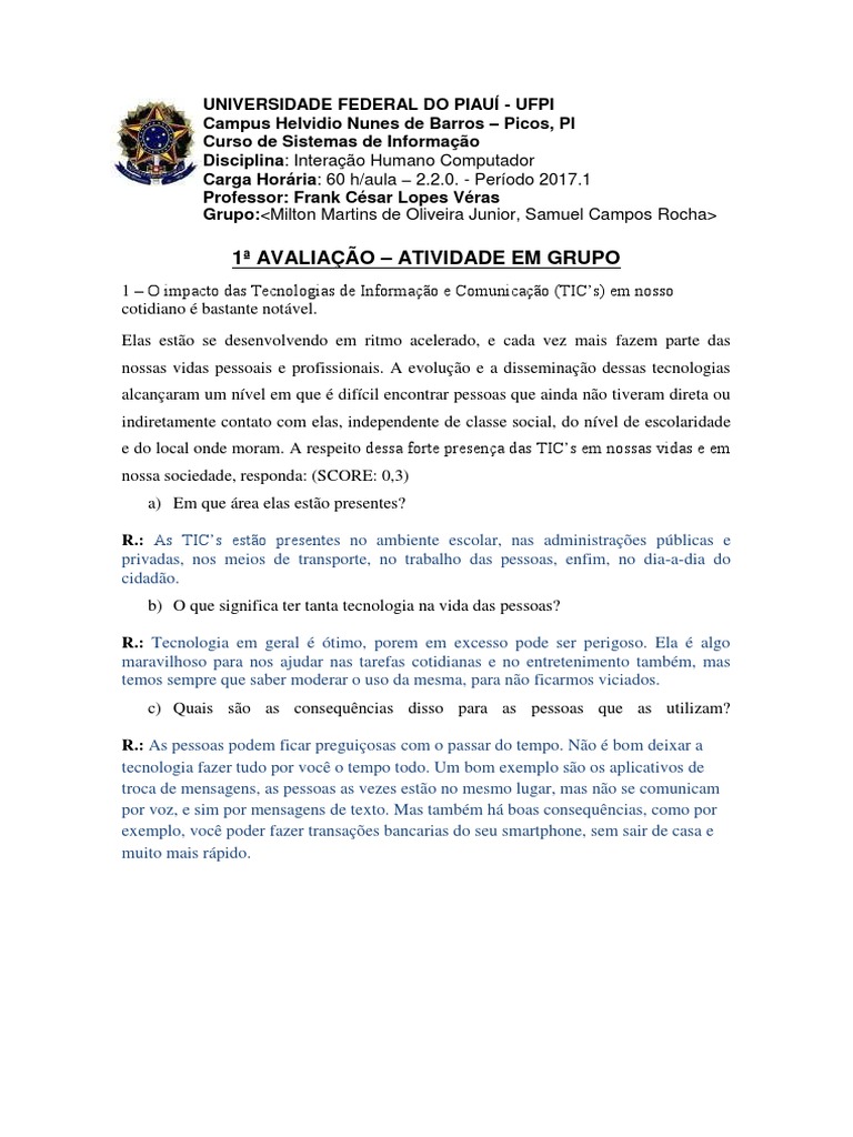 Ihc Prova 1 | PDF | Interface de usuário | Usabilidade