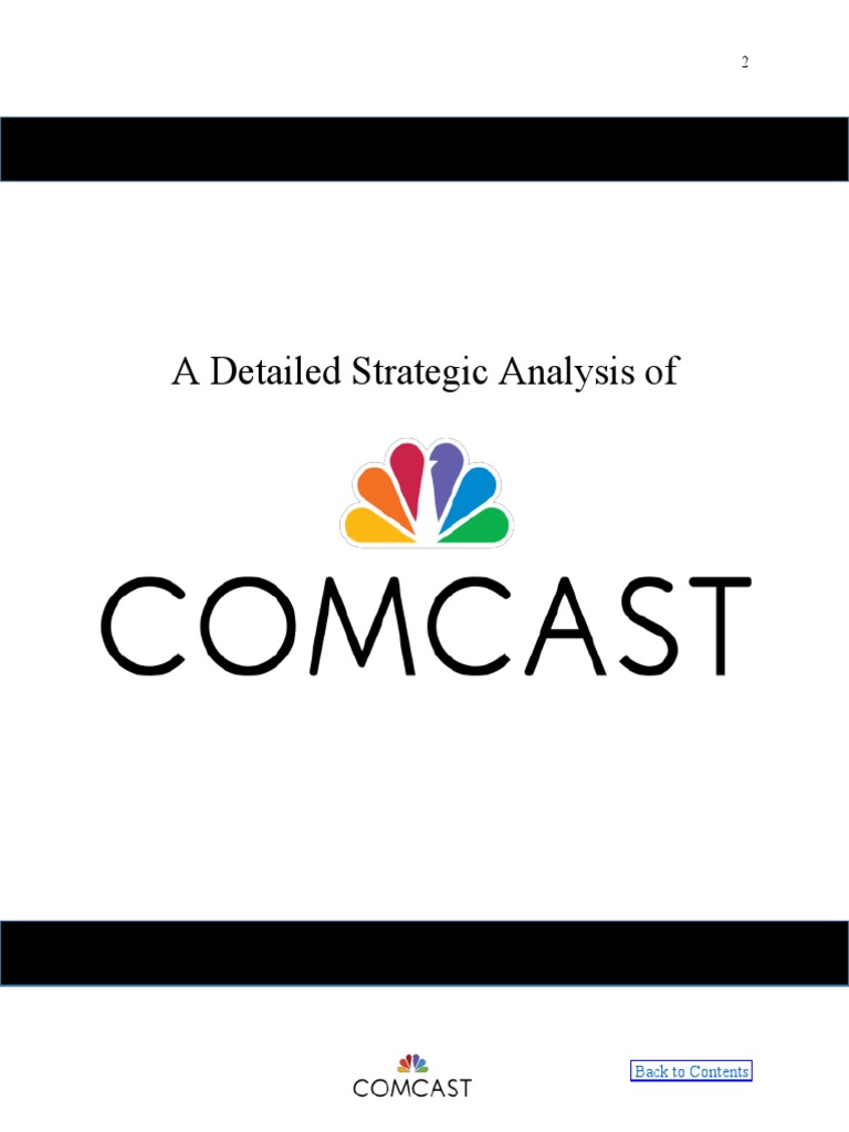 Comcast Final | PDF | Comcast | Cable Television