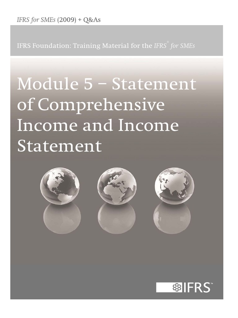 Module 5 - Statement of Comprehensive Income and Income Statement | PDF | Income Statement ...