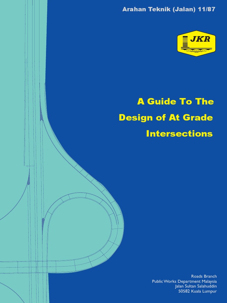 At-Grade Intersection Design Guide | PDF | Traffic | Intersection (Road)