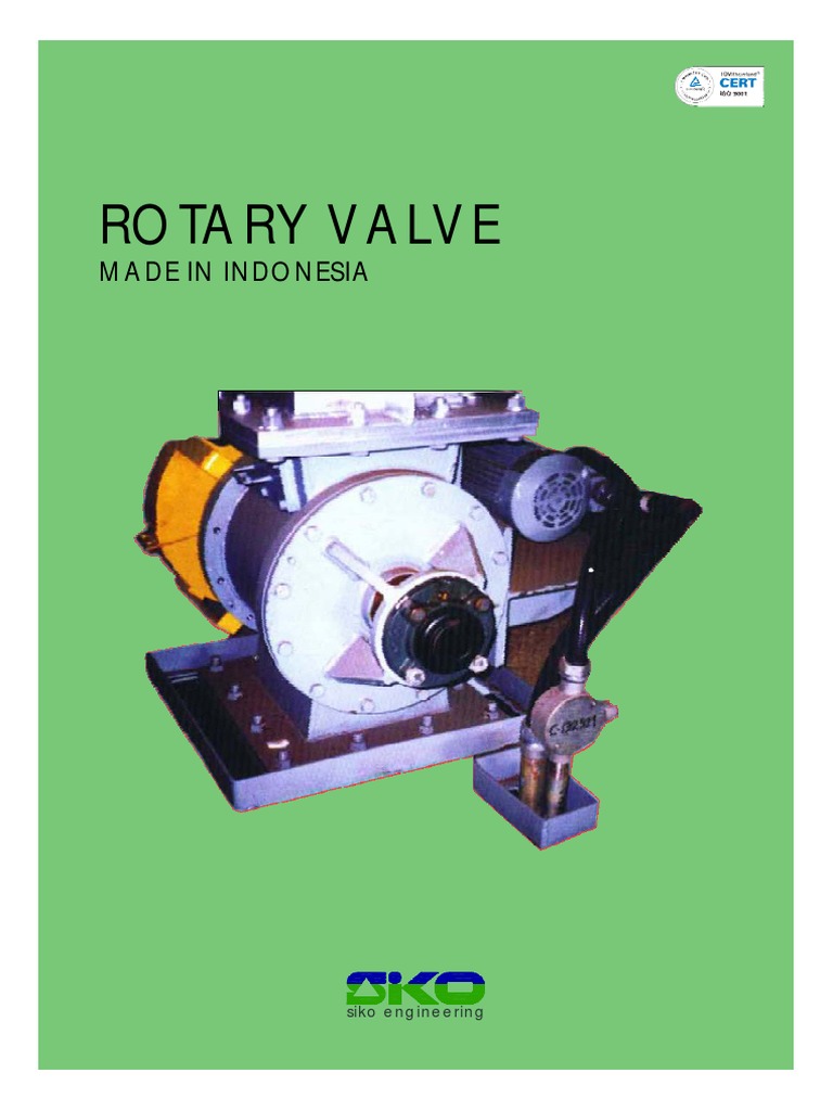 SIKO Rotary Valve Specs & Benefits | PDF | Engines | Rotating Machines