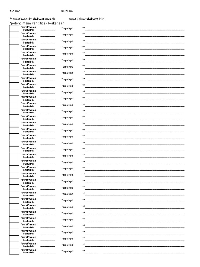 Minit Dalam Fail | PDF