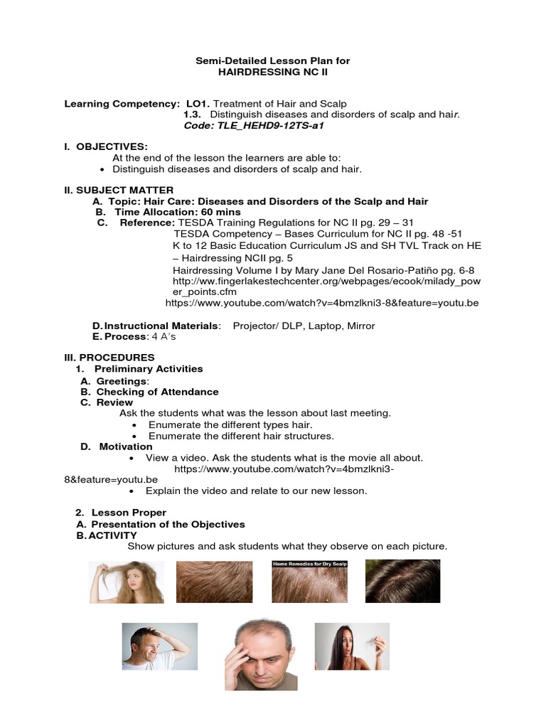 Code: TLE - HEHD9-12TS-a1 | PDF | Lesson Plan | Quality Of Life