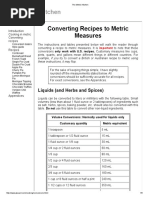 Tle 7 Cookery Perform Mensuration & Calcuation | PDF | Teaspoon | Litre