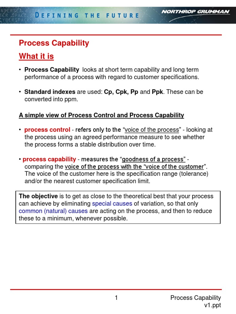 Understanding Process Capability: A Comprehensive Guide to the 4 Main Capability Indexes | PDF ...