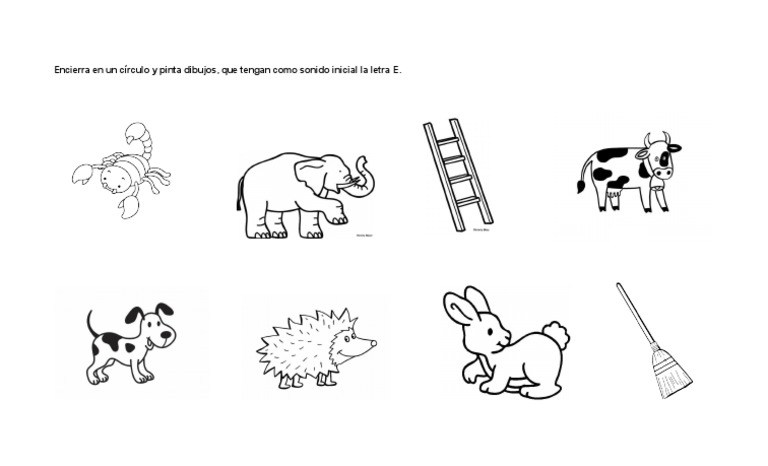 Dibujos q Empiezan Con e