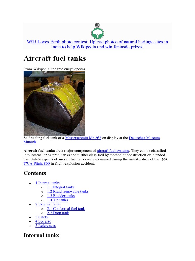 Fuel Tanks | PDF | Transport | Aerospace Engineering