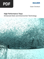 Sulzer Sieve Trays PDF | PDF | Distillation | Valve