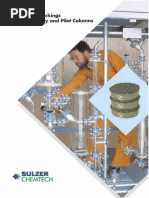 Sulzer Structured Packings PDF | PDF | Distillation | Stainless Steel