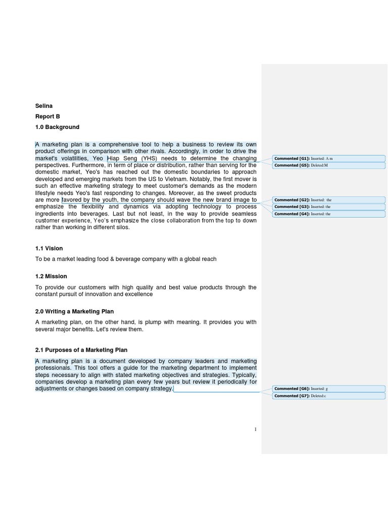 1B Selina EOM Report.B V3 FINAL .Edited | PDF | Coca Cola | Marketing