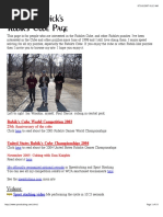 Pretty Rubik S Cube Patterns With Algorithms | PDF | Recreational ...