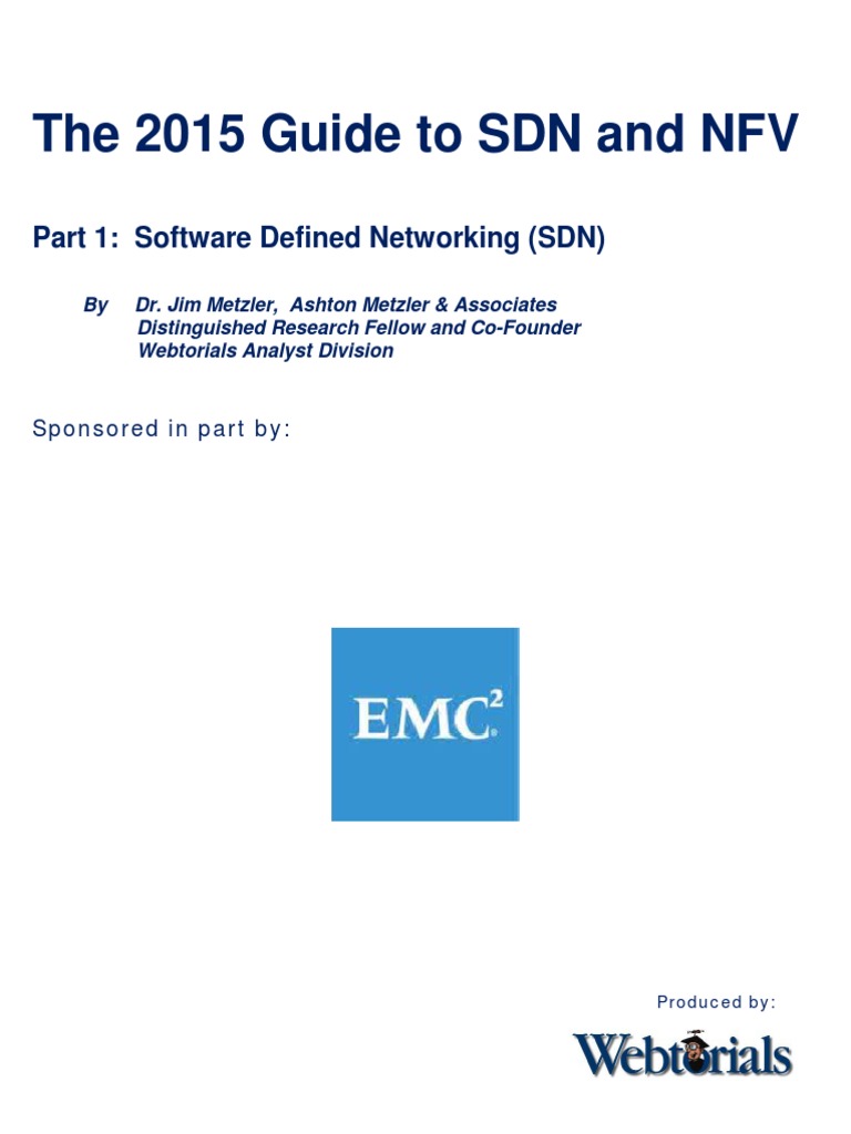 2015ebook SDN NFV Ch1 | PDF | Cloud Computing | Computer Network