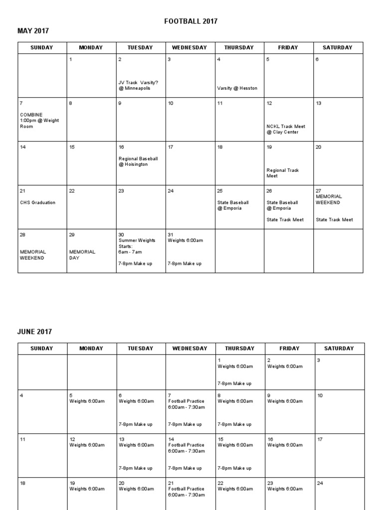 2017 Football | PDF | Sports | Leisure