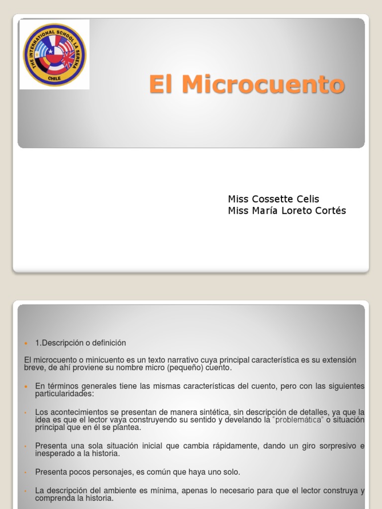 El Microcuento | PDF | Cuentos | Sicología