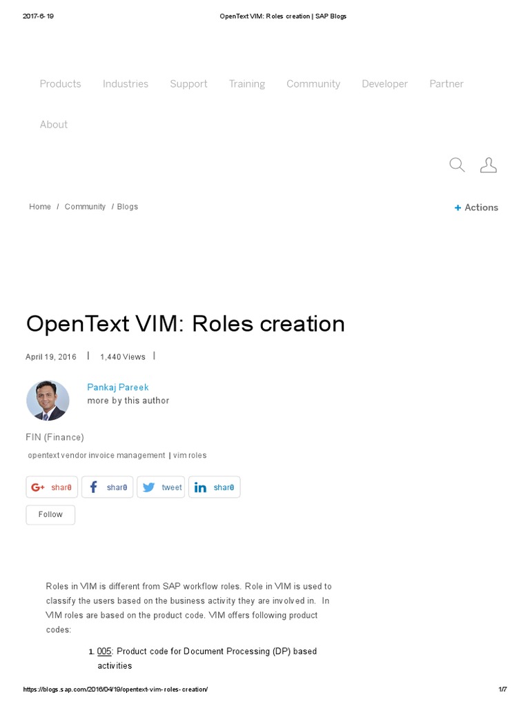 OpenText VIM - Roles Creation | PDF | Information Technology Management ...