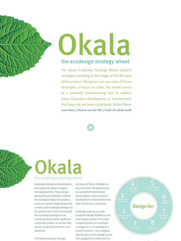 Okala Ecodesign Strategy Guide 2012 PDF | PDF | Reuse | Recycling