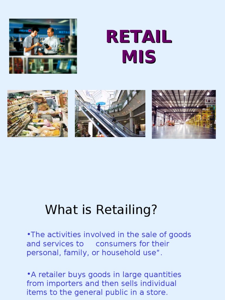 Retail Overview | PDF | Point Of Sale | Retail