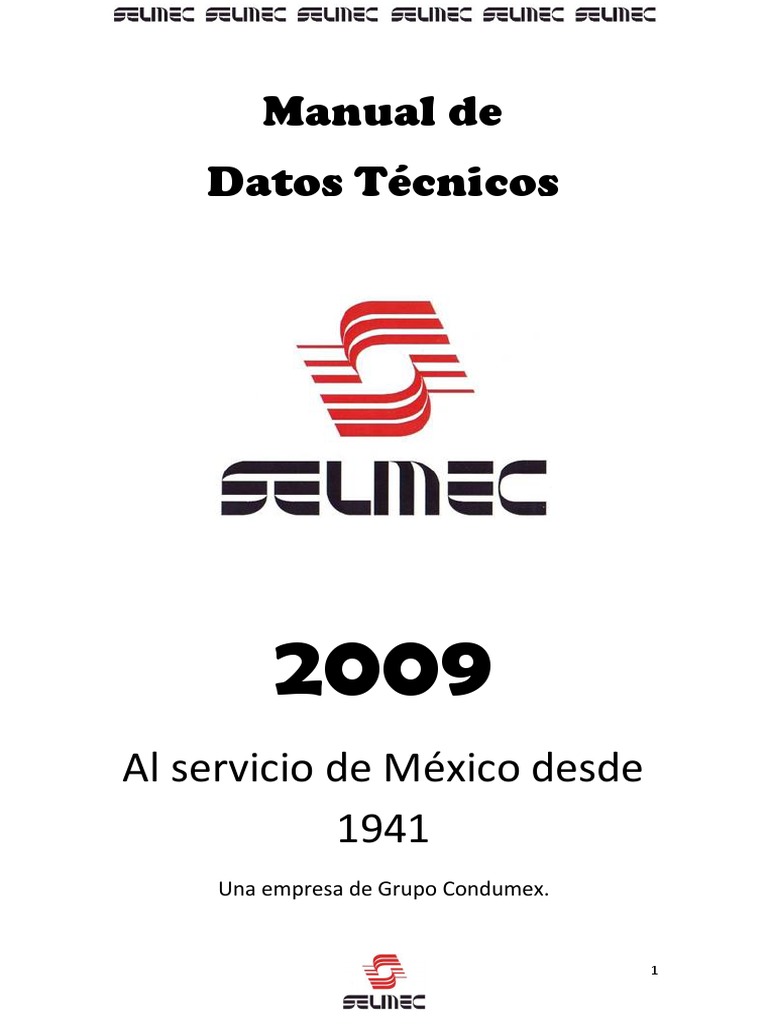 Manual SELMEC de Datos Tecnicos PDF | PDF | Herida | Pie (unidad)