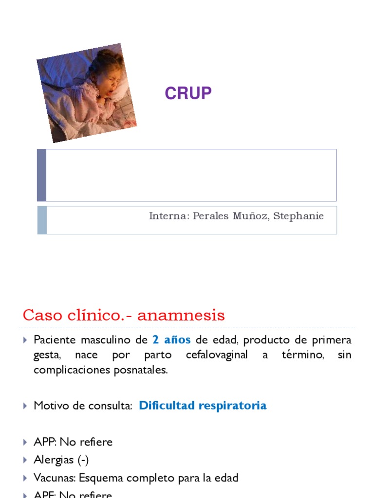 CRUP | PDF | Tos | Enfermedades respiratorias