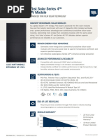 First Solar Series 7 TR1 Module Specs | PDF | Photovoltaics | Solar Panel