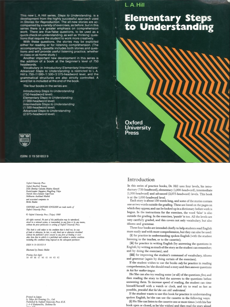 The LanguageLab Library - Elementary Steps To Understanding PDF | PDF