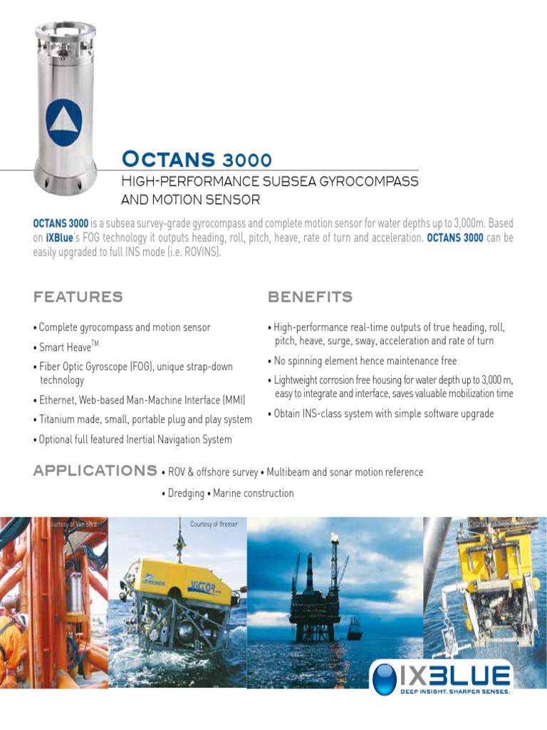 Gyro Submarino - Octans3000 PDF | PDF | Inertial Navigation System ...