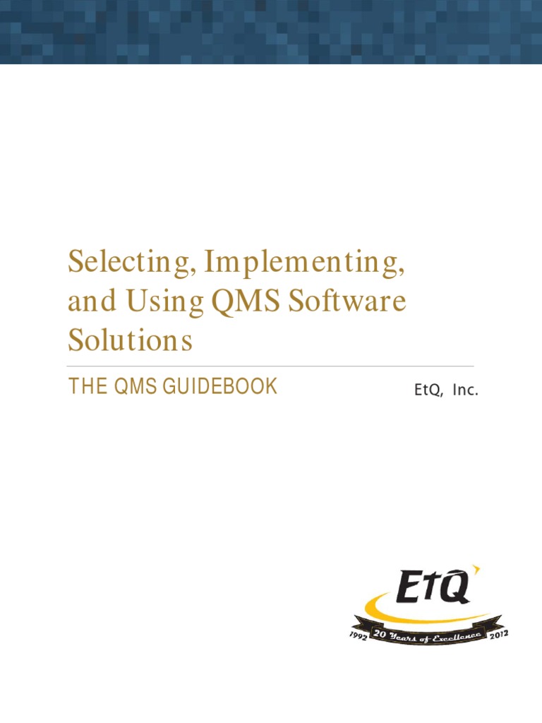 Essential Guide To Q Ms | PDF | Business Process | Quality Management