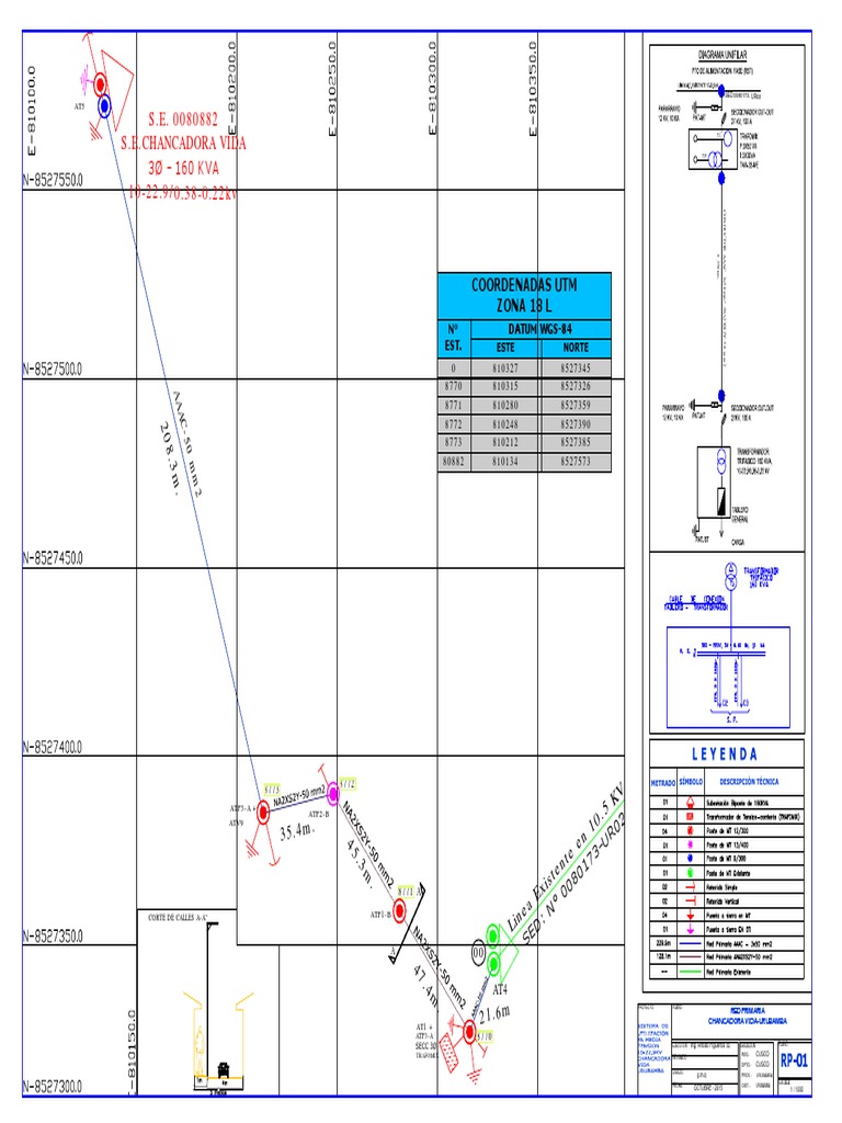 Plano de Red Primaria Replanteo-Presentación1 | Descargar gratis PDF ...