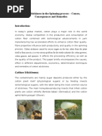 Cotton Grading Chart Overview | PDF | Textiles | Fibers