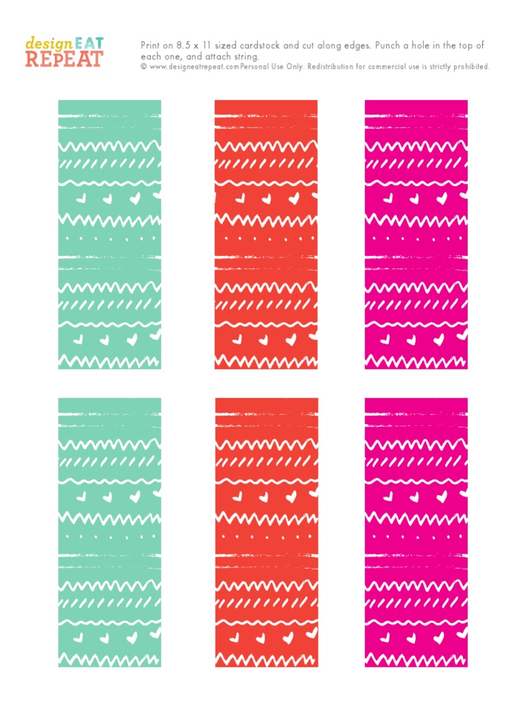 Free Printable Bookmarks | PDF