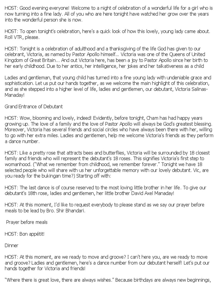 Host Debut | PDF | Birthdays | Religion And Belief