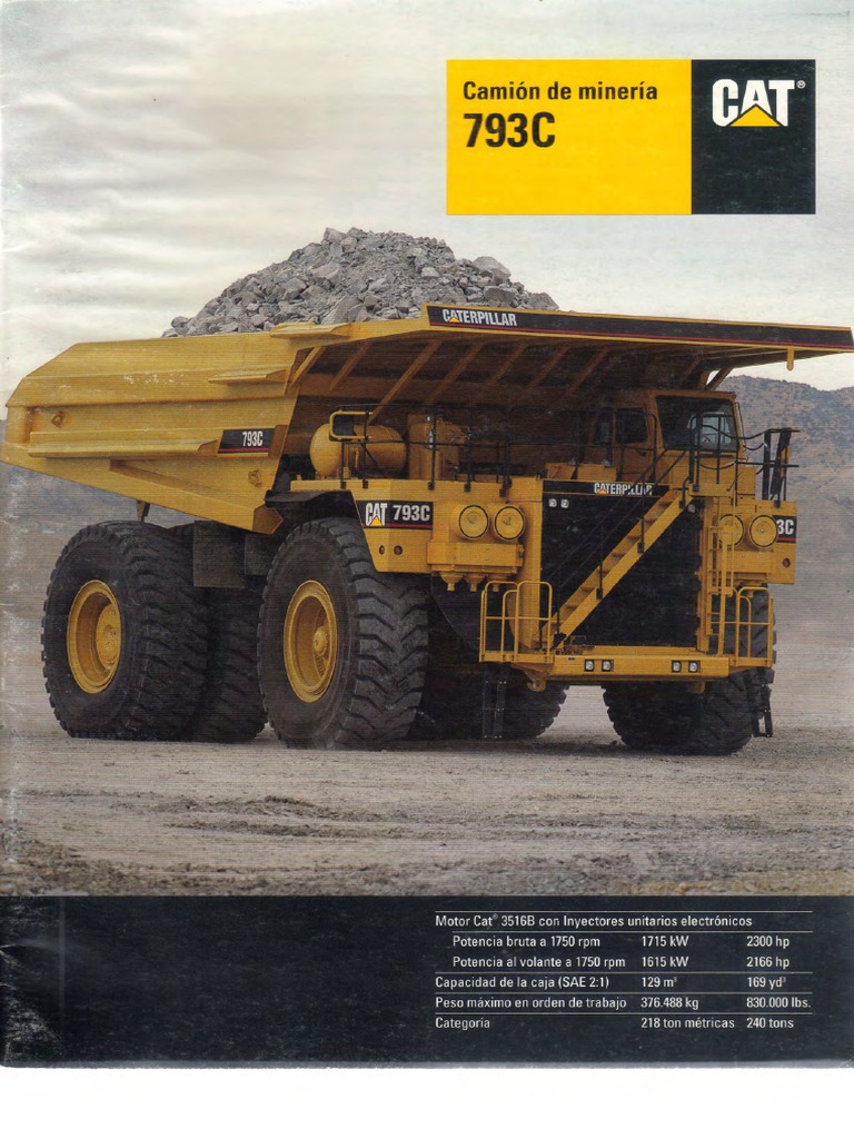 Cat 793c (Español) | PDF