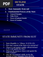Doctrine of State Immunity From Suit | PDF | Sovereign Immunity ...