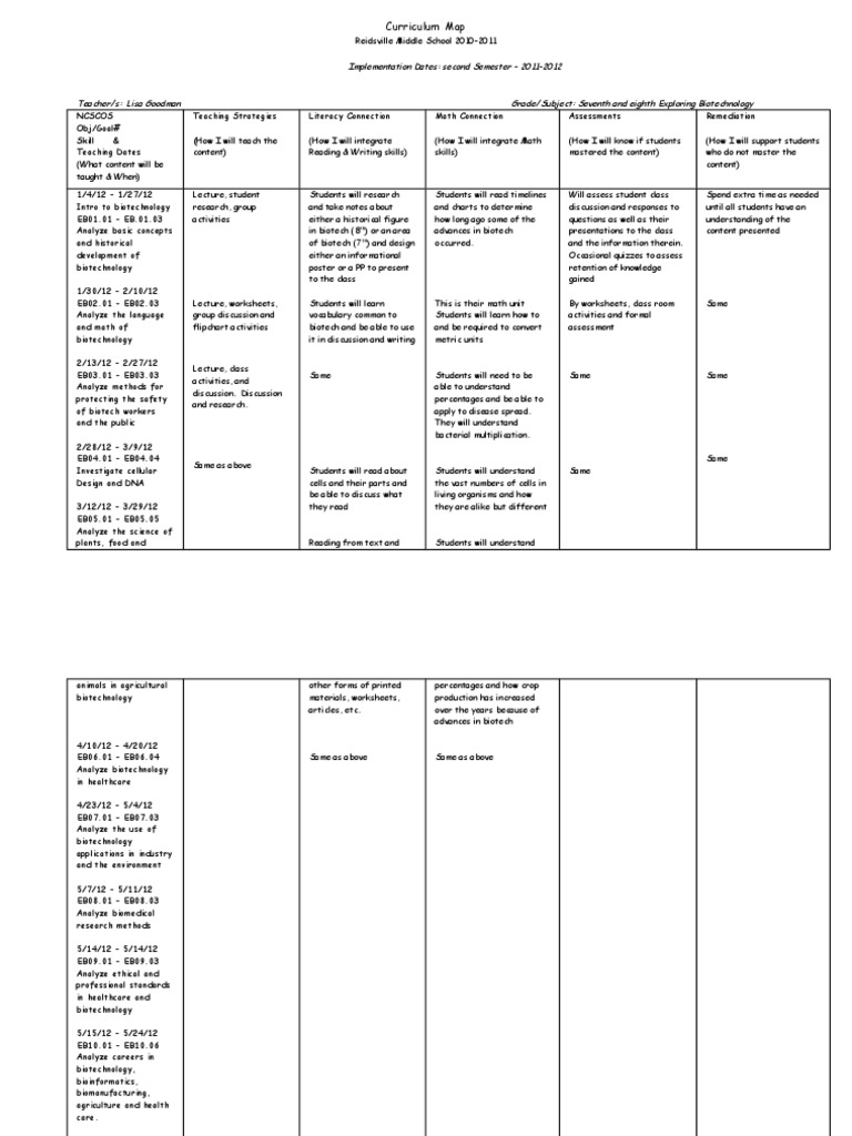 Exploring Biotechnology-Semester 2-Grade 7 and 8 | PDF | Biotechnology ...