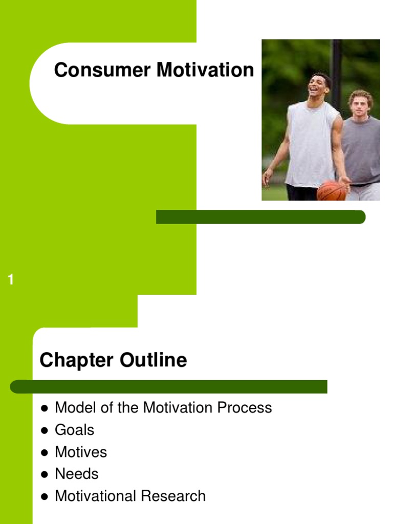 Understanding Consumer Motivation Process | PDF | Motivation | Motivational